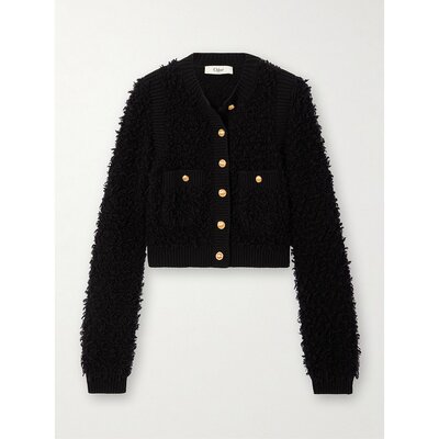 Chloe 蔻依 女士 粗花呢针织开衫 CH25SMC03700