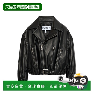 香港直邮LOEWE 女士夹克 S359Y34L930BLACK SS2026 黑色 Leather