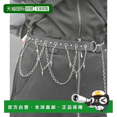 1h可退 日本直邮axes femme POETIQUE 女士银色子弹风格腰带 BL63