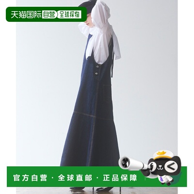 1h可退 日本直邮SOMETHING 女装 美国袖连衣裙 牛仔风全棉宽松设