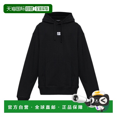 Balmain 长袖连帽卫衣 HH1JR007BC87