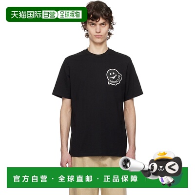 1h可退 香港直邮Moncler 盟可睐 男士 黑色 Archivio Creativo T