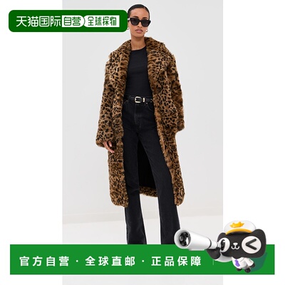 1h可退 香港直邮NILI LOTAN 女士 Ingrid 毛羊皮大衣  舒适时尚