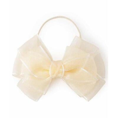 日本直邮官方授权 apres les cours 透明蝴蝶结发绳 日本童装