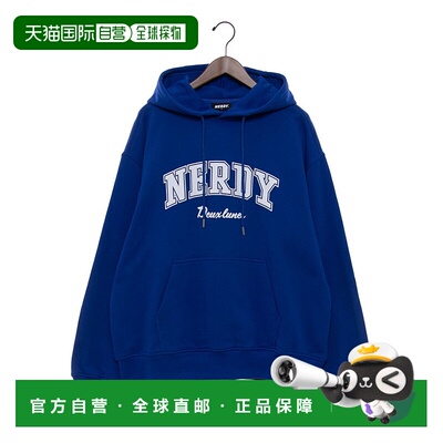 日本直邮NERDY 轮廓拱形标志连帽卫衣 [NE8621EU000800] 紫红色