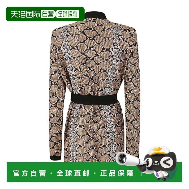 香港直邮BALMAIN 女士针织衫 CF1KN002KF73EKI SS2024 黑色 Glitt