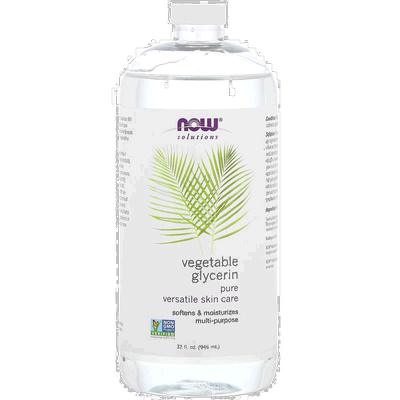 美国直邮NOW诺奥植物甘油柔软润滑保湿946ml护肤功效椰子油葡萄