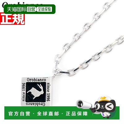 日本直邮Orobianco 吊坠项链 925 银 配饰 男士 女士 OREN023BK