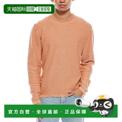 自营WEATHERPROOF VINTAGE Roll Neck Twill Stonewash Crewneck