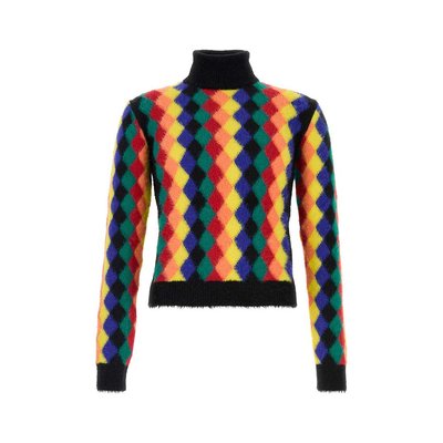 LOEWE 男士针织毛衣 H526Y14KI1MULTICOLOR