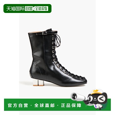 香港直邮GANNI 甘尼 女士 绑带短靴 S2967099BLACK