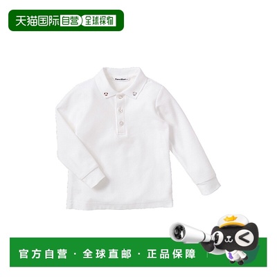 日本直邮日潮 familiar 儿童速干吸汗长袖POLO衫
