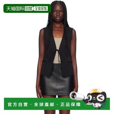 1h可退 香港直邮潮奢 ST.AGNI 女士 黑色 Rouleau 马甲 S24201BLK