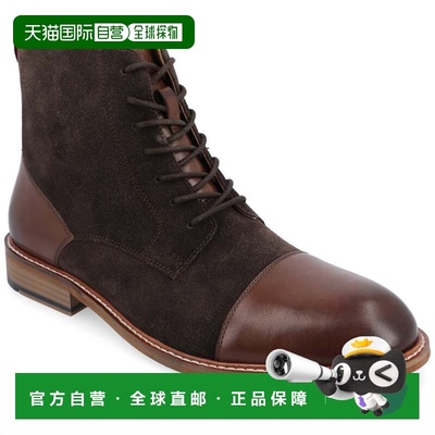 自营Thomas & Vine Jagger Cap Toe Ankle Boot - brown 美国奥莱