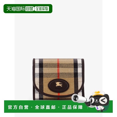 1h可退 香港直邮潮奢 Burberry 巴宝莉 女士 Highlands 迷你錢包