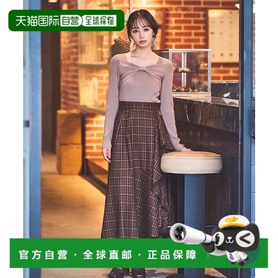 1h可退 日本直邮Swingle 女装 荷叶边立体褶皱伞裙 2007252230505