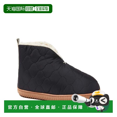 自营Dearfoams Men's Warm Up Bootie House Shoe Boot Slipper -