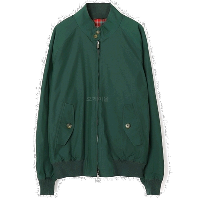 韩国直邮Baracuta男款夹克外套绿色立领休闲BRCPS0001BCNY1 6368