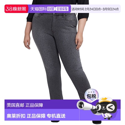 自营 NYDJ Plus Sheri Wild Spirit修身牛仔裤-多色 美国奥莱直发