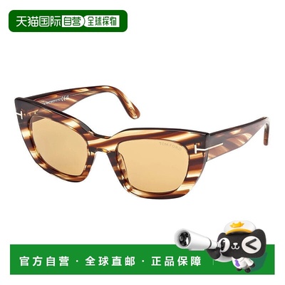 自营Tom Ford Sunglasses Cat Eye Full Rim, Shiny Bordeaux Fra