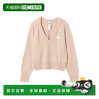 日本直邮Adidas/阿迪达斯柔软舒适宽松圆领卫衣女款 KR9175
