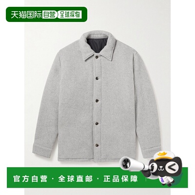 香港直邮Gabriela Hearst 男士 Argus Recycled-Cashmere 可反穿