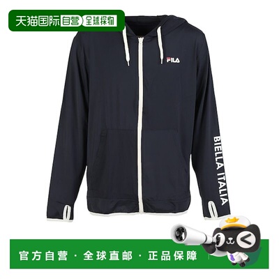 日本直邮菲乐（FILA）长袖防晒衣 SNC UV 派克外套 [92746255] 黑