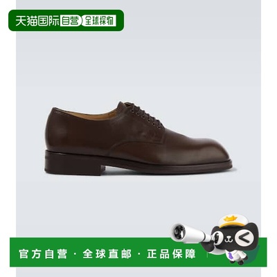 1h可退 香港直邮Lemaire 男士 皮质德比鞋 FO0244LL0042 brown棕