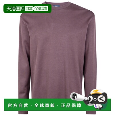 香港直邮HERNO 男士T恤 JG000262U520598800 SS2026 棕色 LONG SL