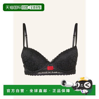 香港直邮HUGO 女士文胸 100320889713000 CO 黑色 SAVANA Push-up