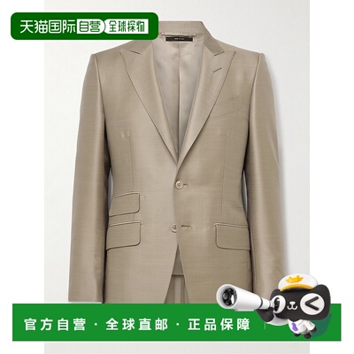 1h可退 Tom Ford 汤姆 福特 男士 O'Connor 修身羊毛马海西装外套