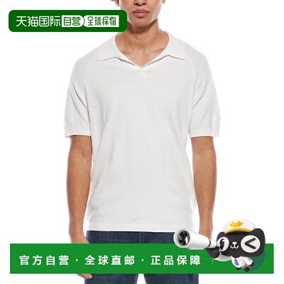 自营WEATHERPROOF VINTAGE Textured Polo Shirt - white 美国奥