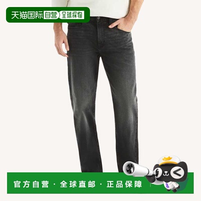 自营Nautica Mens原始宽松弹力牛仔布-badlands wash 美国奥莱直