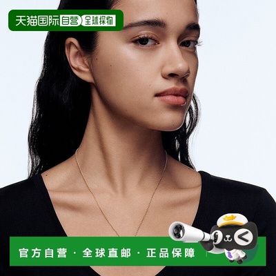 自营1h可退 欧洲直邮LV路易威登 Damier金色黄金吊坠项链男女通用