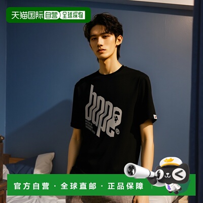 日本直邮【日本直邮】A BATHING APE猿人头男女同款T恤1L30-110-0