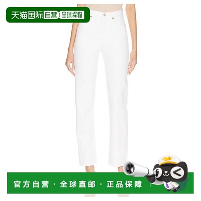 自营Agolde 90's Pinch Waist High Rise Jeans - marshmallow (c