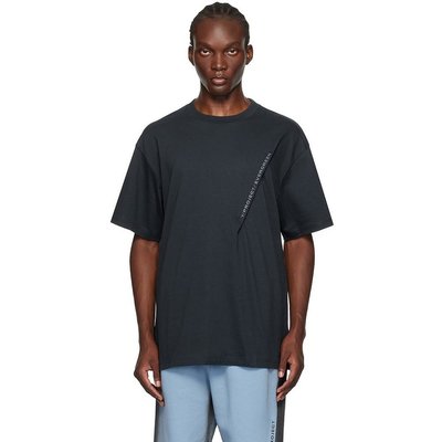 Y/Project|黑色 Pinched Logo T 恤