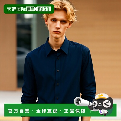 自营 scotch & sodaScotch&Soda男式海军蓝衬衫-海军蓝 美国奥莱