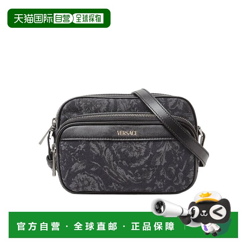 香港直邮Versace 徽标单肩包 10128561A09321斜挎包手提包腰包