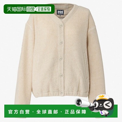 日本直邮HELLY HANSEN 女士户外抓绒开衫 25AW 象牙米色 M HMW525