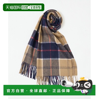 1h可退 日本直邮ABAHOUSE 男女同款 羊绒 格纹围巾 60×160 00023