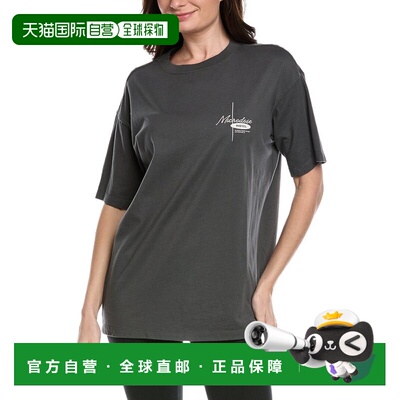 自营Spiritual Gangster Micro Motel Boyfriend T-Shirt - grey
