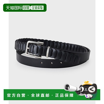 1h可退 日本直邮tk.TAKEO KIKUCHI 男装 牛皮革 长款链条皮带 腰