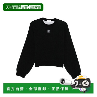 1h可退 香港直邮Celine 思琳 女士 圓領長袖套頭衫 RY0M40X73