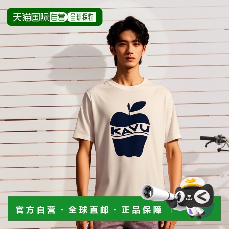 日本直邮KAVU 男士 T恤 Apple Tee 19821824 短袖上衣