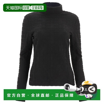 1h可退 香港直邮Givenchy 纪梵希 女士 徽标罩衫 BW60YN146J