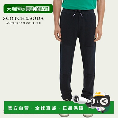 日本直邮SCOTCH&SODA 男士卫裤 53501 M-bottom 修身束脚 锥形 印