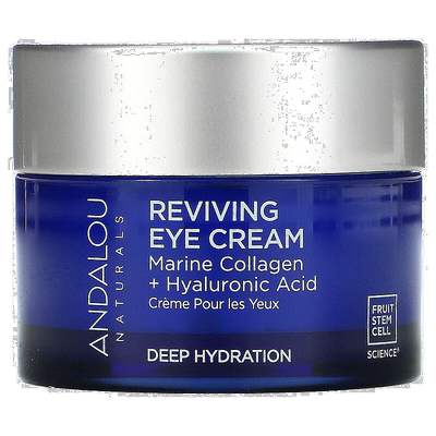 香港直邮andalou naturals安德鲁焕活眼霜深层补水13ml多肽胶原