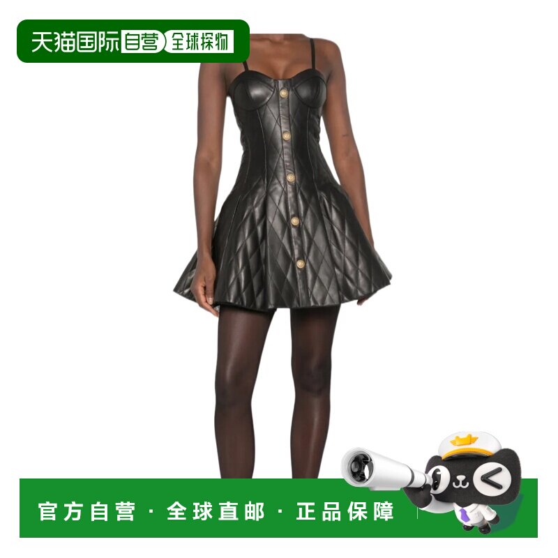 Balmain 吊带连衣裙 HF1R2600LE36