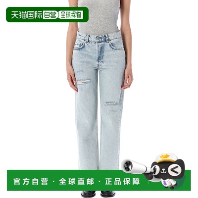 1h可退 香港直邮ANINE BING 女士 KATE DESTROY 牛仔裤 A0610615W